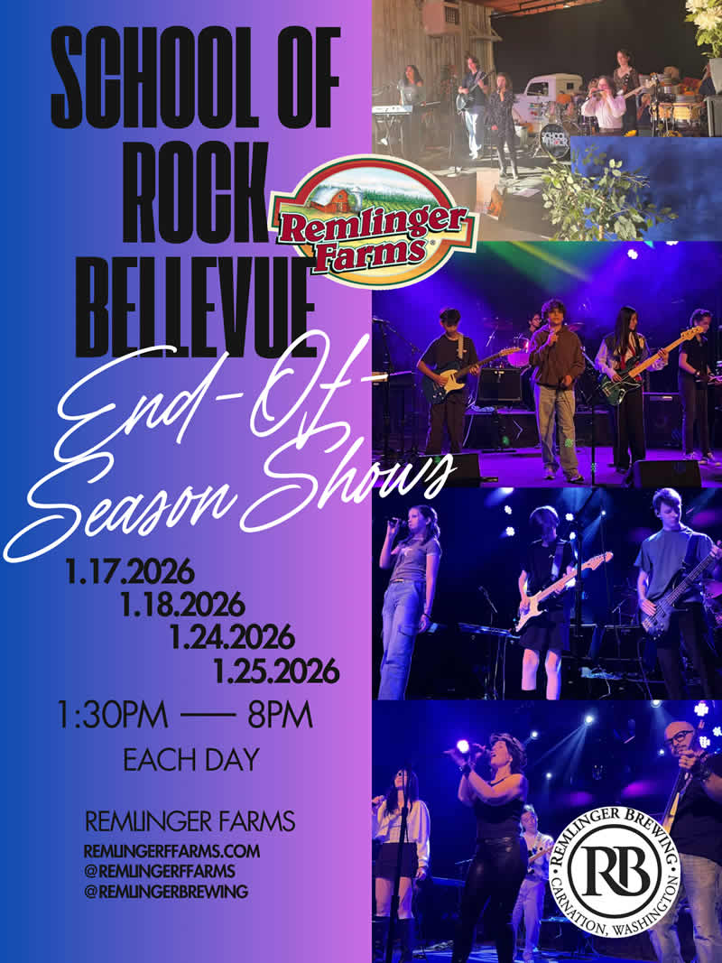 🌟🎶 School of Rock Bellevue Presents: End of Season Shows! 🎶 - Remlinger ...